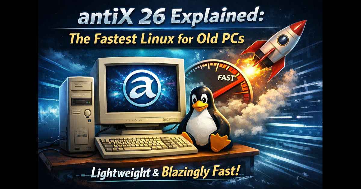 AntiX 26 Explained: The Fastest Linux For Old PCs | TechRefreshing ...